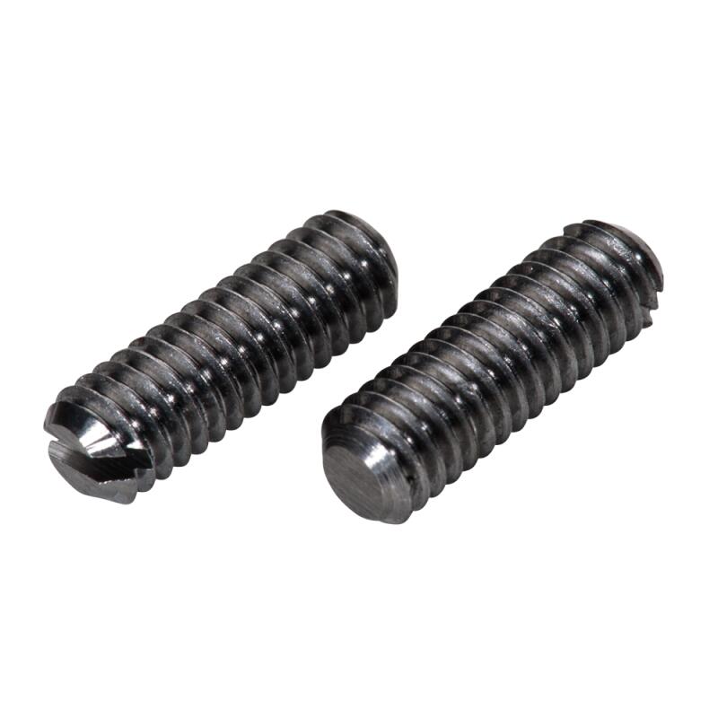 ISO 4766 Gewindestifte Kegelkuppe Schlitz Stahl 14 H blank, 7,54