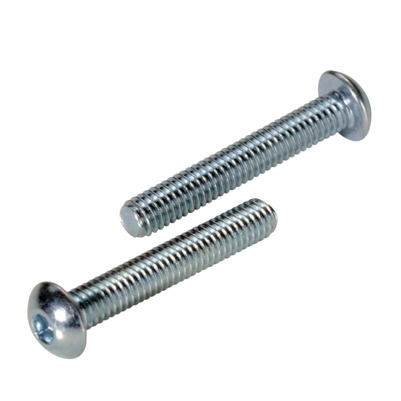 ISO 7380 Flachkopfschrauben Innensechskant Stahl 10.9 verzinkt M 6x20, 17,49