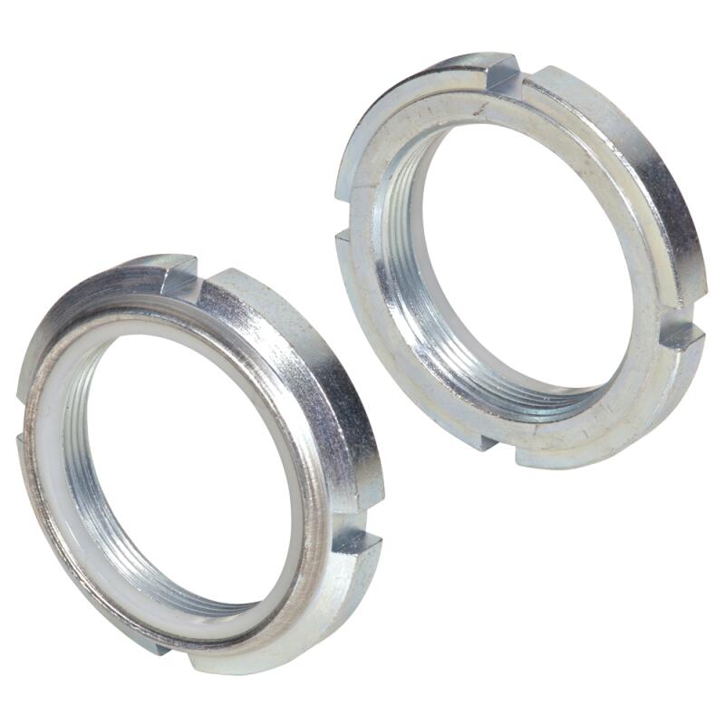Nutmuttern Stahl 14 H verzinkt Klemmteil nichtmetallisch GUK, 15,09