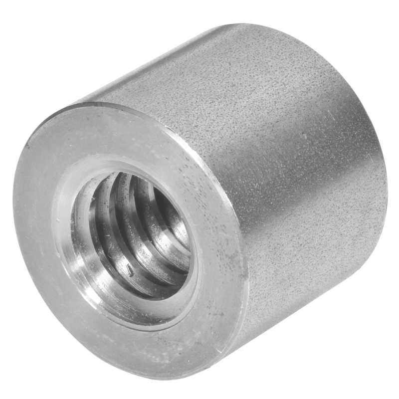 Rundmuttern Edelstahl A4 mit Trapezgewinde 1,5d hoch TR 20x4 -36 1 St ...