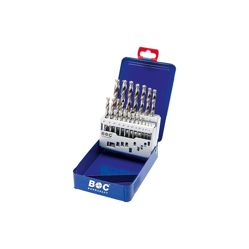 Spiralbohrer-Set HSS-G DIN 338 TURBOCRAFT Bohrcraft, 44,28