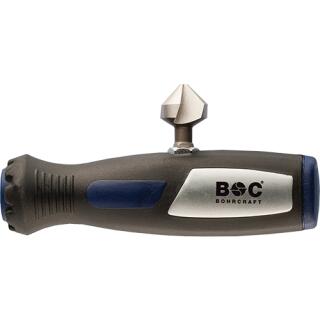 Hand-Entgrater mit 1/4Zoll Bit-Kegelsenker 90Grad Bohrcraft, 13,14