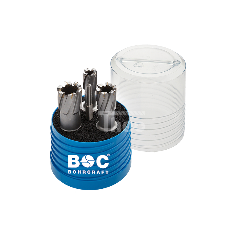 Kernbohrer-Set HSS mit Weldonschaft (3/4Zoll) Bohrcraft Profi-Plus, 93,59