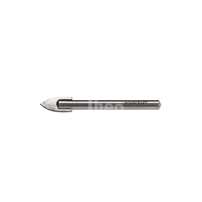 Bohrcraft Glasbohrer mit HM-Platte 6x58mm 1 Stück, 4,76