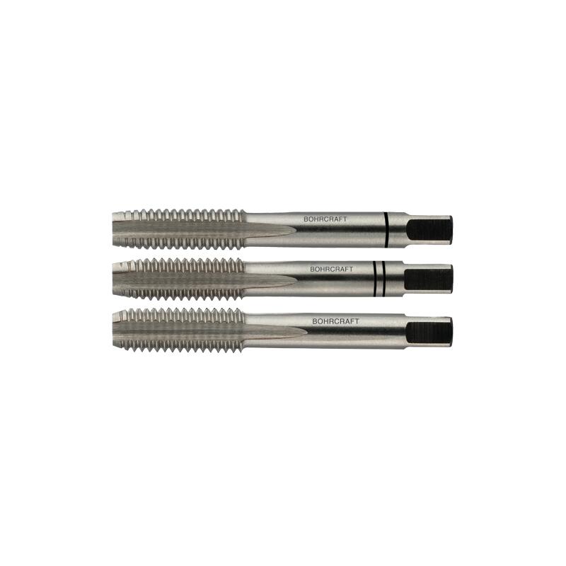 Handgewindebohrer ähnl. DIN 352 HSS-G UNC-Gewinde 3-tlg. Bohrcraft, 10,39