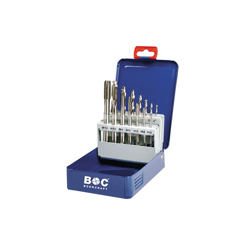 Maschinen-Gewindebohrer-Set DIN 371/376 HSS-E Bohrcraft, 52,57