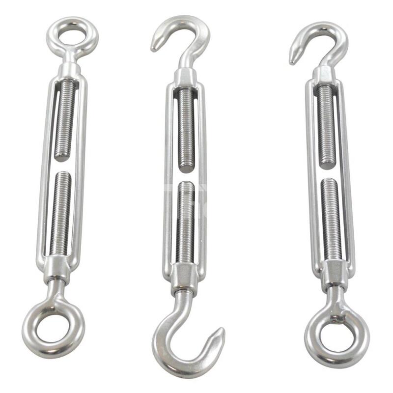 Spannschloss Edelstahl A4 M4 Öse-Haken, 12,05