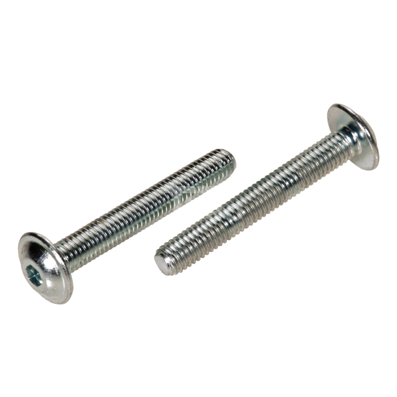 Halbrundkopfschrauben ISO 7380-2 Innensechskant Bund 10.9 verzinkt, 11,71