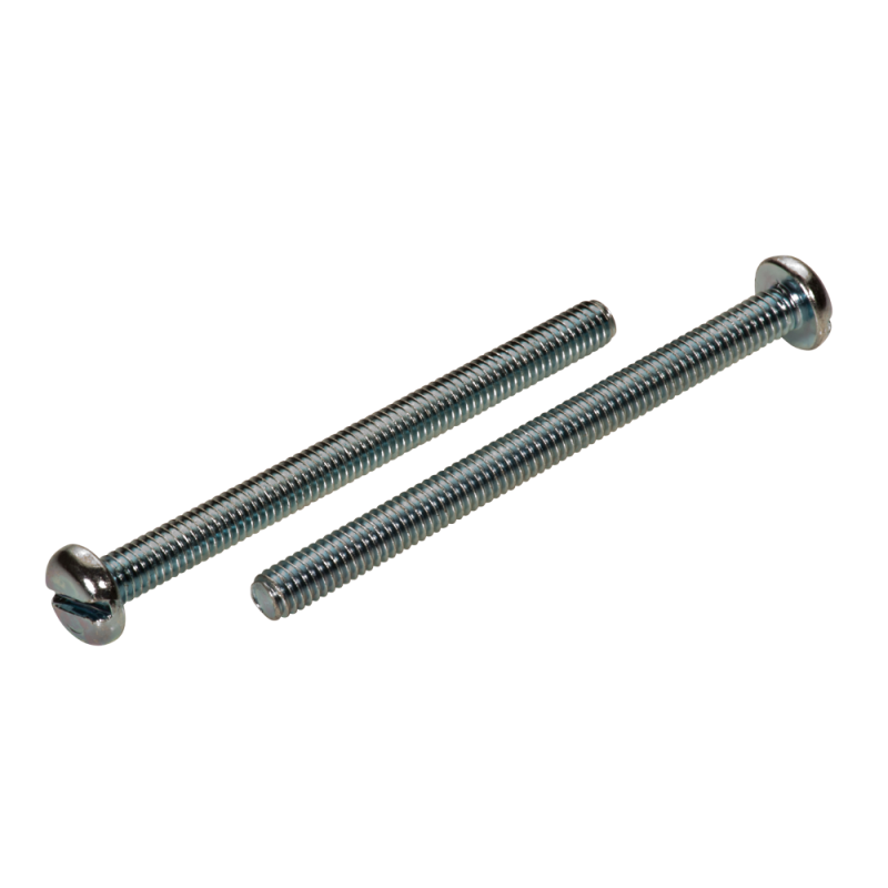 Flachkopfschrauben Schlitz ISO 1580 verzinkt 4.8, 4,91