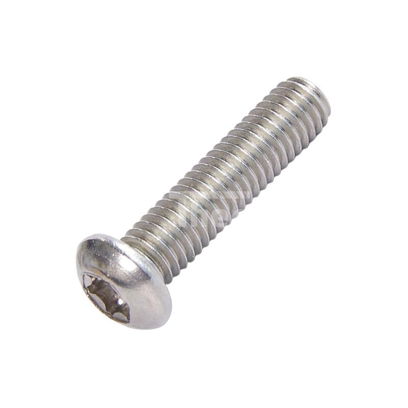 ISO 7380-1 Flachrundkopfschrauben TX Vollgewinde Edelstahl A2 M 5x6 5 ...