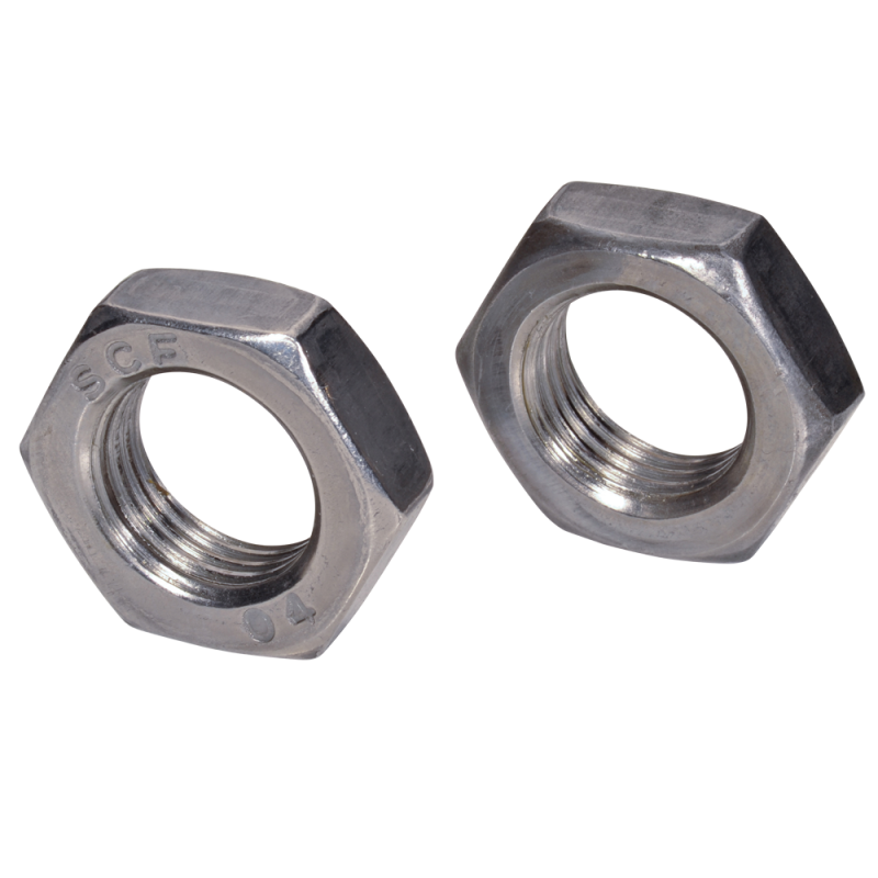 Sechskantmuttern DIN 439 Feingewinde niedrig Form B Kl.4 blank, 4,05