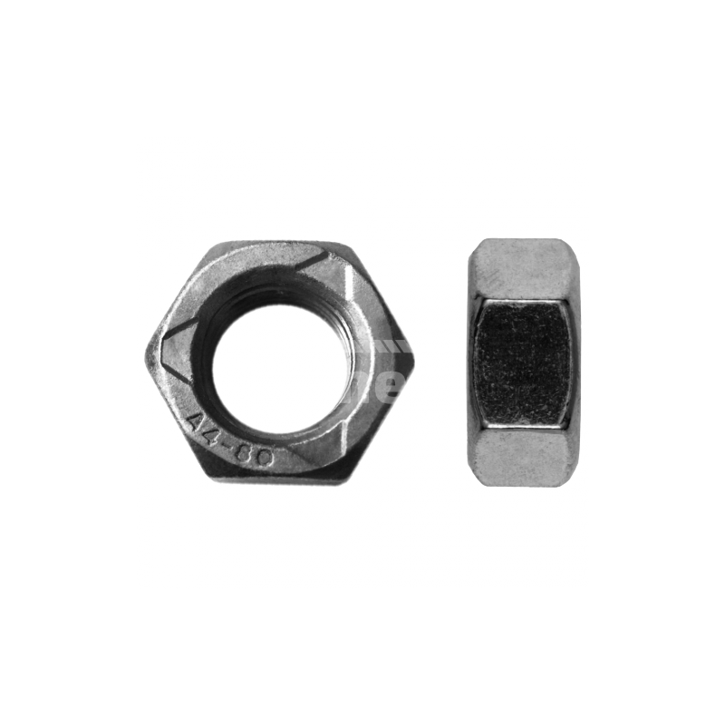 DIN 980 Sechskantmuttern Inloc selbstsichernd vollmetallisch Edelstah ...