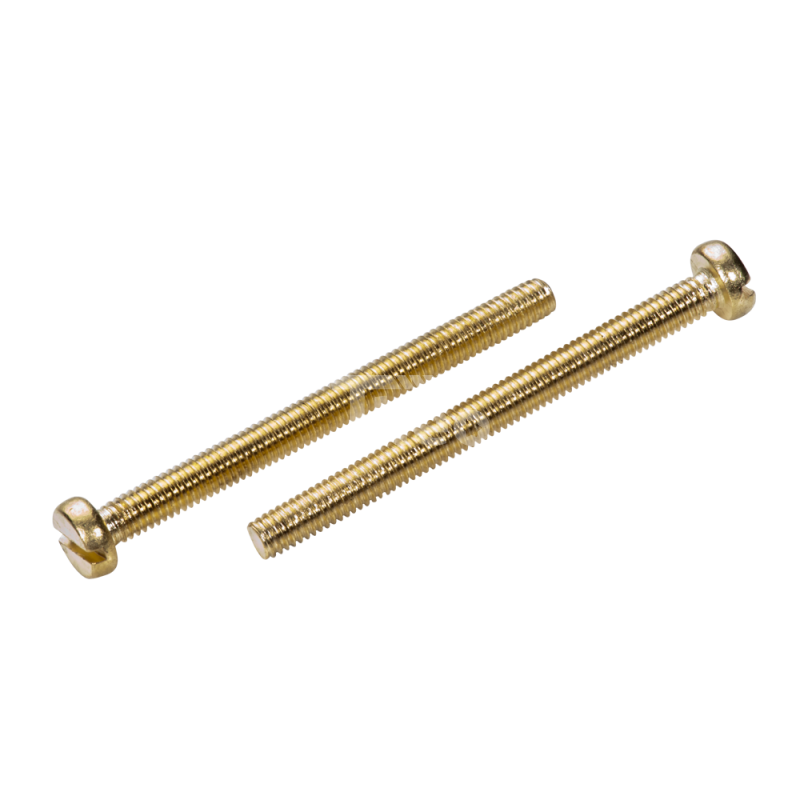 DIN 84 Zylinderschrauben Schlitz Messing, 6,82