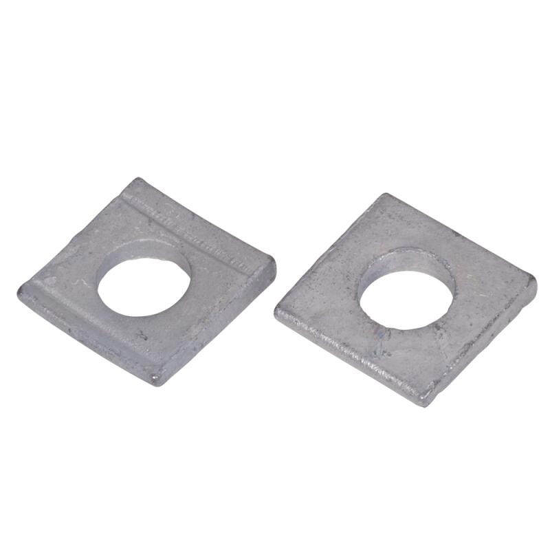 DIN 434 Vierkant-Keilscheiben für U-Träger Stahl feuerverzinkt, 16,20