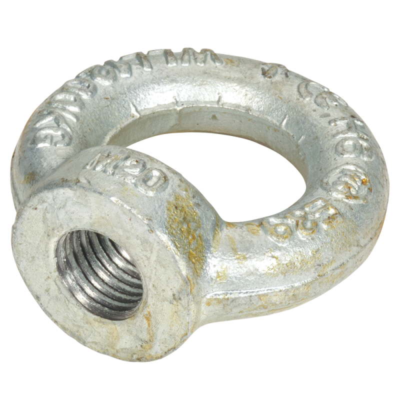 DIN 582 Ringmuttern Stahl C 15 E feuerverzinkt M 10 25 Stück, 34,45