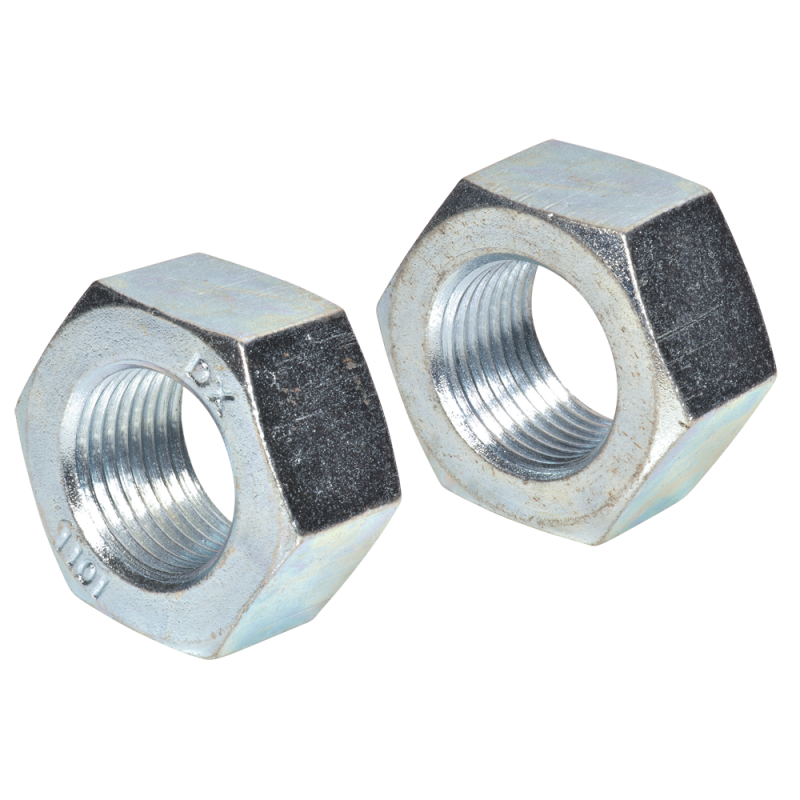 DIN 934 Sechskantmuttern Feingewinde Stahl Kl. 10 verzinkt M 24x2 25 ...